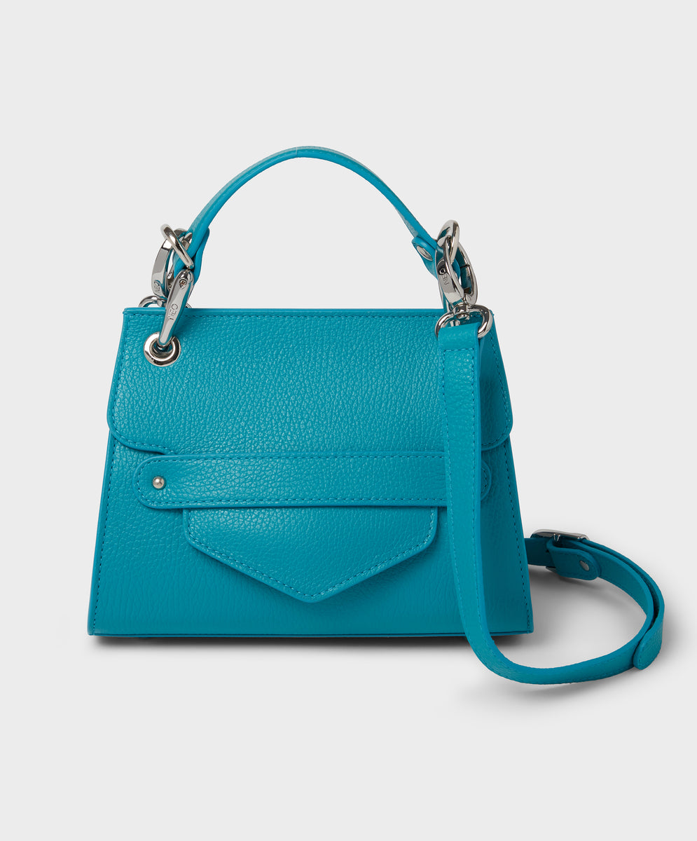 The Piccolo Mini Bag | Blue Leather | NEO 87100